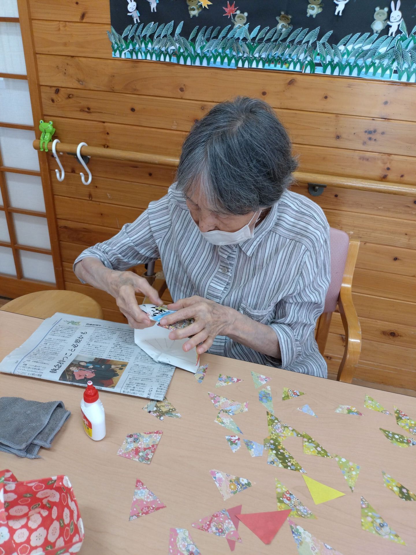 牛乳パックの小物入れ♪: 宅老所 虹の家